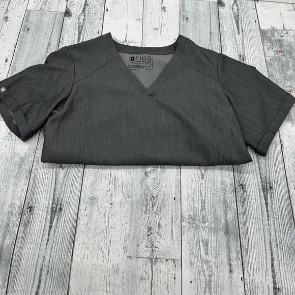 Figs | Tops | Figs Medium Grey Shirt | Poshmark